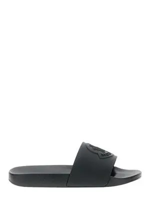 Moncler Basile Slides - Nero