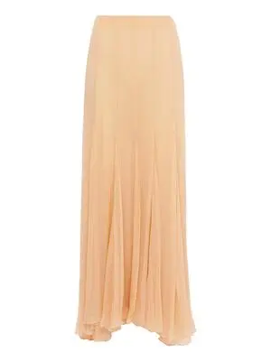 Chloé Mousseline Maxi Skirt - Delicate Pink