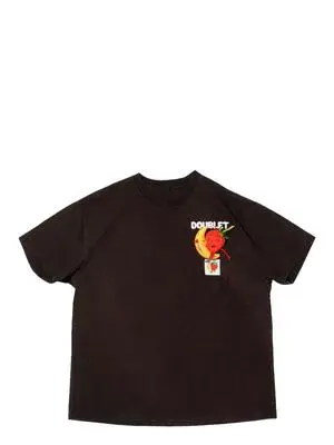 DOUBLET Appliqué Pocket T-shirt - Brown