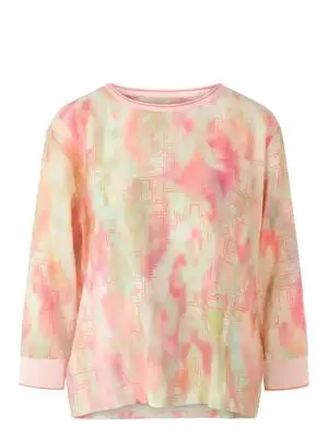 MARCCAIN Tie Dye Printed Blouse - Pink
