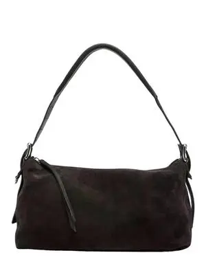 LEMAIRE Lemiare Belted Shoulder Bag In Suede - Brown