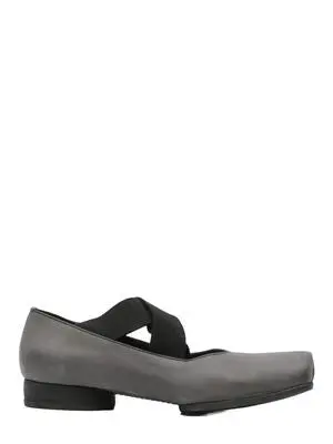 UMA WANG Criss-cross Ballet Flats - Grey