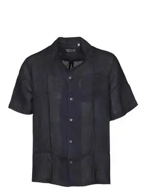 Altea Chest-pocket Short-sleeve Shirt - Blue
