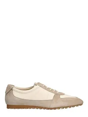 AeydĒ Uma Suede And Leather Trainers - Cream Comb