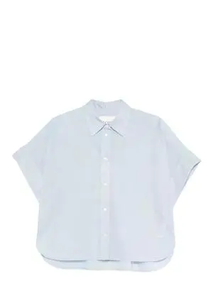 Closed Button-up Shirt Blue