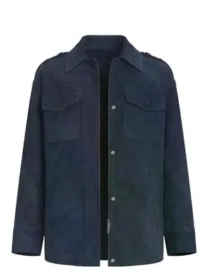 SELF-PORTRAIT Flap-pocket Jacket - Blue