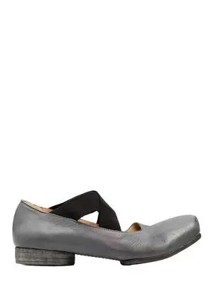 UMA WANG 25mm Leather Ballerina Shoes - Blue