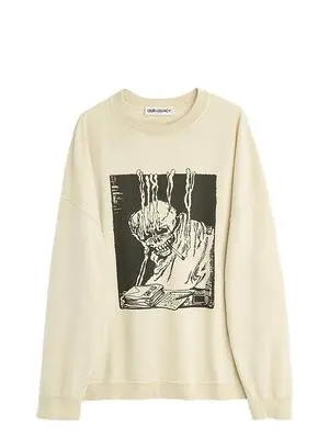 Our Legacy Slack Sweatshirt - Angry Fan Mail Print