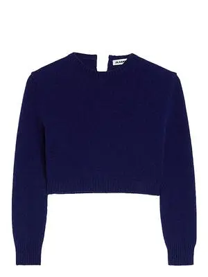JIL SANDER Long Sleeve Crewneck Sweater