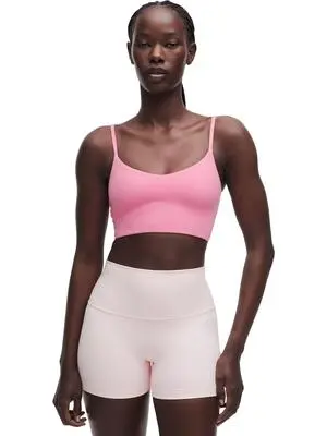 Lululemon Bend This Cami Spaghetti-strap Bra Candy Cloud