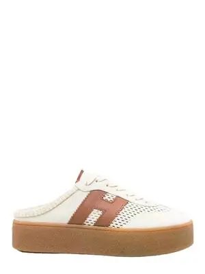 Hogan Platform Mules - Neutrals