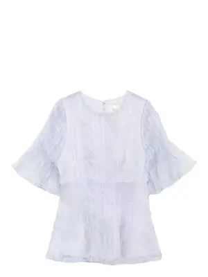 Aje Angeli Flounce Top - Blue