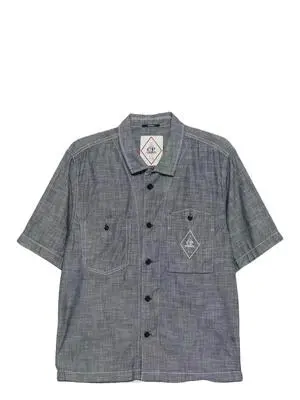 C.P. COMPANY Buttoned Short-sleeve Shirt - Grey
