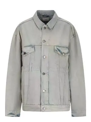 HAIKURE Buttoned Denim Jacket - Blue