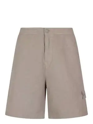 Stone Island Logo-patch Shorts - Neutrals