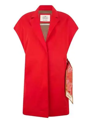 Herno Sleeveless Blazer - Red