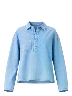 CYCLE Giselle Denim Shirt - Blue