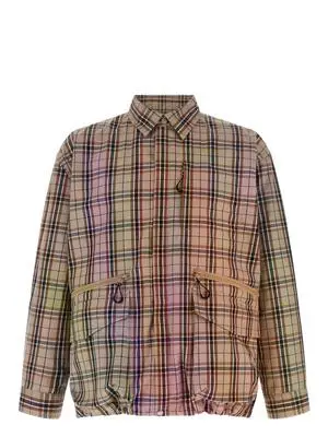 Comme Des Garçons Checked Overshirt - Neutrals