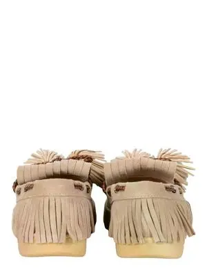 Elena Iachi Tassel-detail Fringed Loafers - Neutrals
