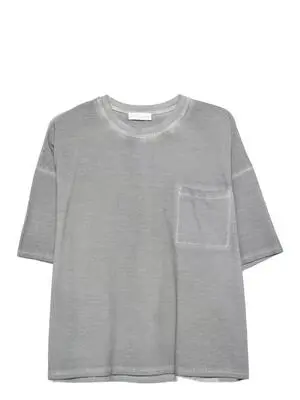 ROBERTO COLLINA Pocket Crew-neck T-shirt - Grey