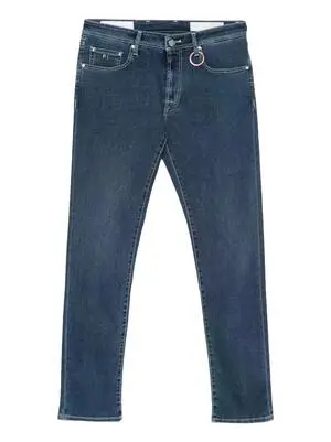 TRAMAROSSA Michelangelo Logo-patch Jeans - Blue