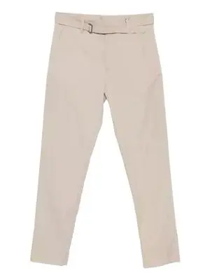 Canali Belted Trousers - Neutrals