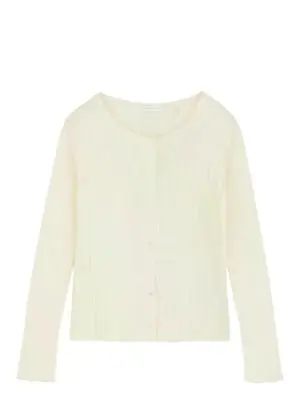 SKALL STUDIO Edie Cotton Cardigan - Neutrals