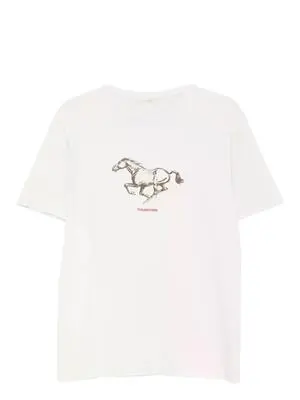 TRAMAROSSA Horse-print T-shirt - Neutrals