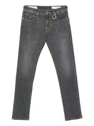 TRAMAROSSA Michelangelo Logo-patch Jeans - Grey