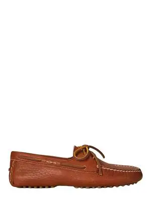 Polo Ralph Lauren Laces Leather Loafers - Brown