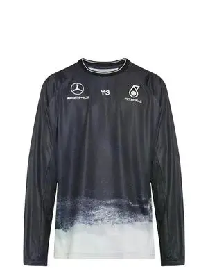 Y3 X Mercedes Petronas Formula 1 Team Mechanics T-shirt - Black