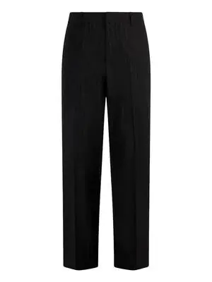 Philipp Plein Loose-fit Embellished Trousers - Black