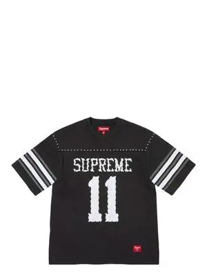 Supreme Studded Football T-shirt - Black