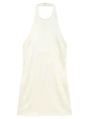 Enza Costa Sleeveless Mini Dress - Yellow