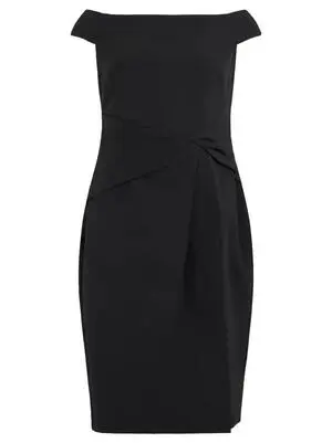 Ralph Lauren Off-the-shoulder Mini Dress - Black