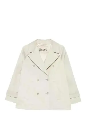 Herno Double-breasted Jacket - Neutrals
