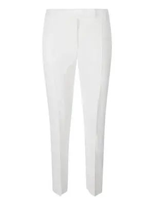 PIANOFORTE Concealed-closure Trousers - White