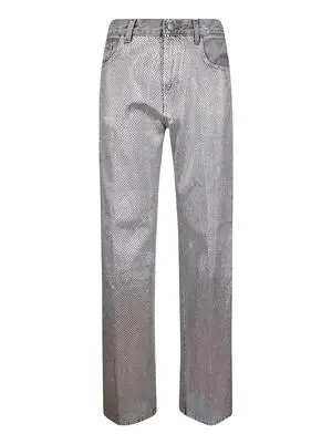 HAIKURE Textured Five-Pocket Jeans