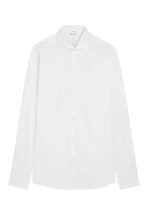 BETTTER Zipped Sleeve Cotton-Blend Shirt