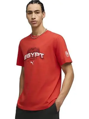 PUMA Egypt Ftblculture Soccer T-shirt - Red