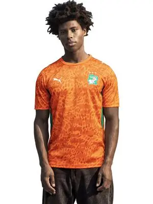 PUMA Cã´te D'ivoire Home Soccer Jersey - Orange