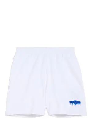Balenciaga Wet Brush Relaxed Fit Shorts - White
