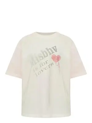 MISBHV Oversized Printed T-shirt - Cream