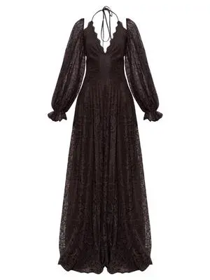 Etro Lace Maxi Dress - Brown