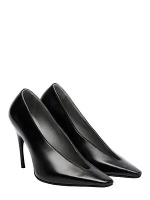 Balenciaga Duchesse Leather Pumps Black
