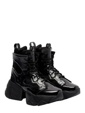 Noir Kei Ninomiya X Reebok Cutout Platform Ankle Boots - Black