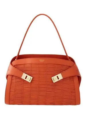 FERRAGAMO Hug Soft Shoulder Bag - Gold