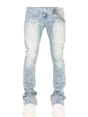 GUAPI Sashiko Appliqué Jeans - Blue