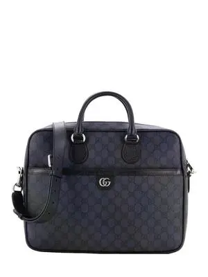 Gucci Ophidia Zip Around Pocket Briefcase - Blue