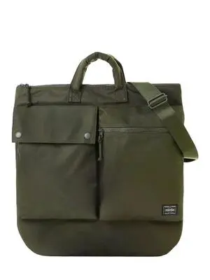 PORTER-YOSHIDA & CO Logo-Patch Tote Bag